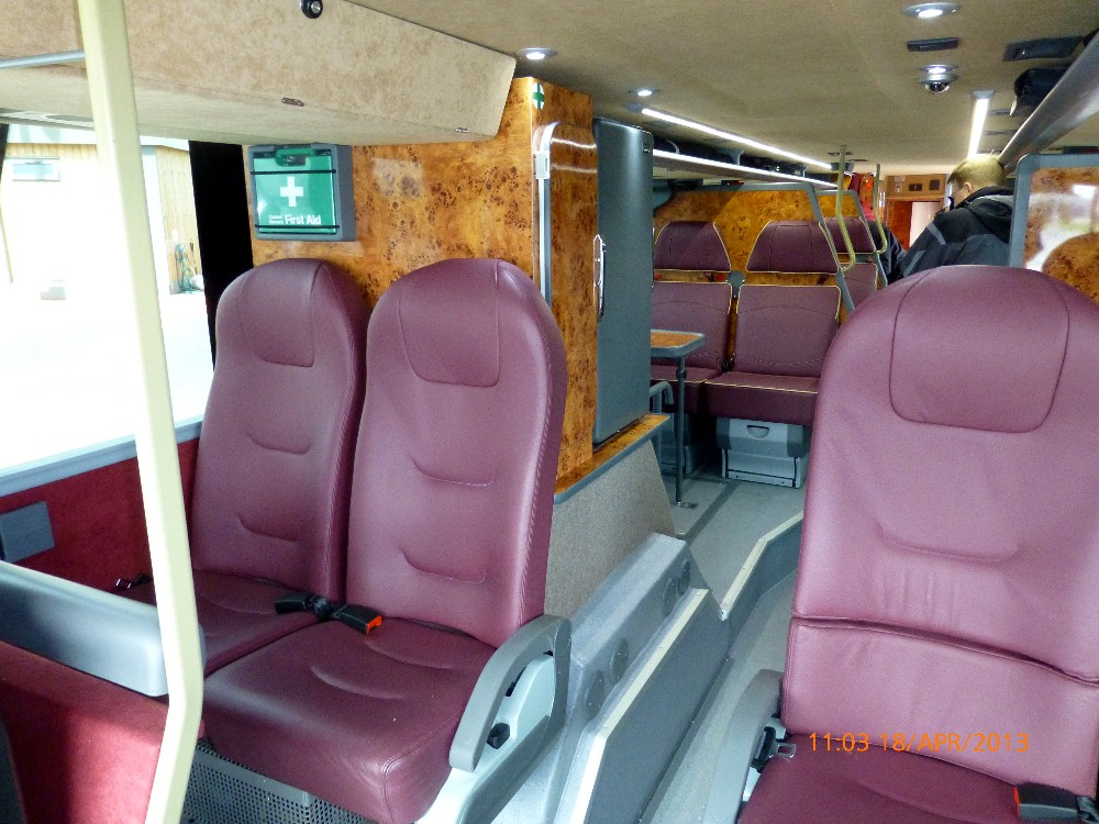 Megabus Sleeper Interior